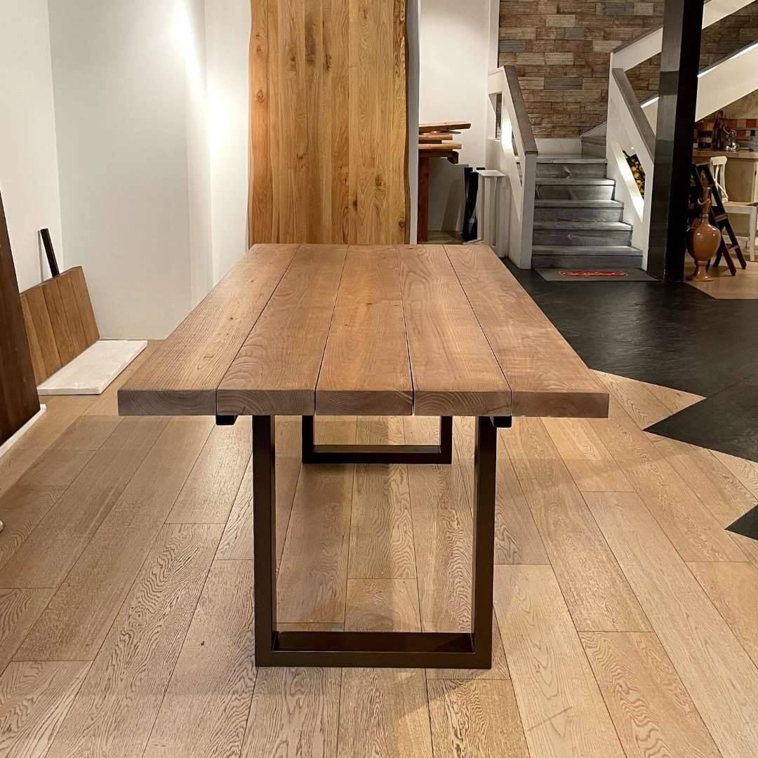 Tavolo in legno massello di castagno. Isabel | Falegnameria900 - Mobili ...